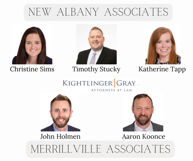 2023 Merrillville & New Albany Associate Class - Kightlinger and Gray LLP 2023 Merrillville & New Albany Associate Class - Kightlinger and Gray LLP
